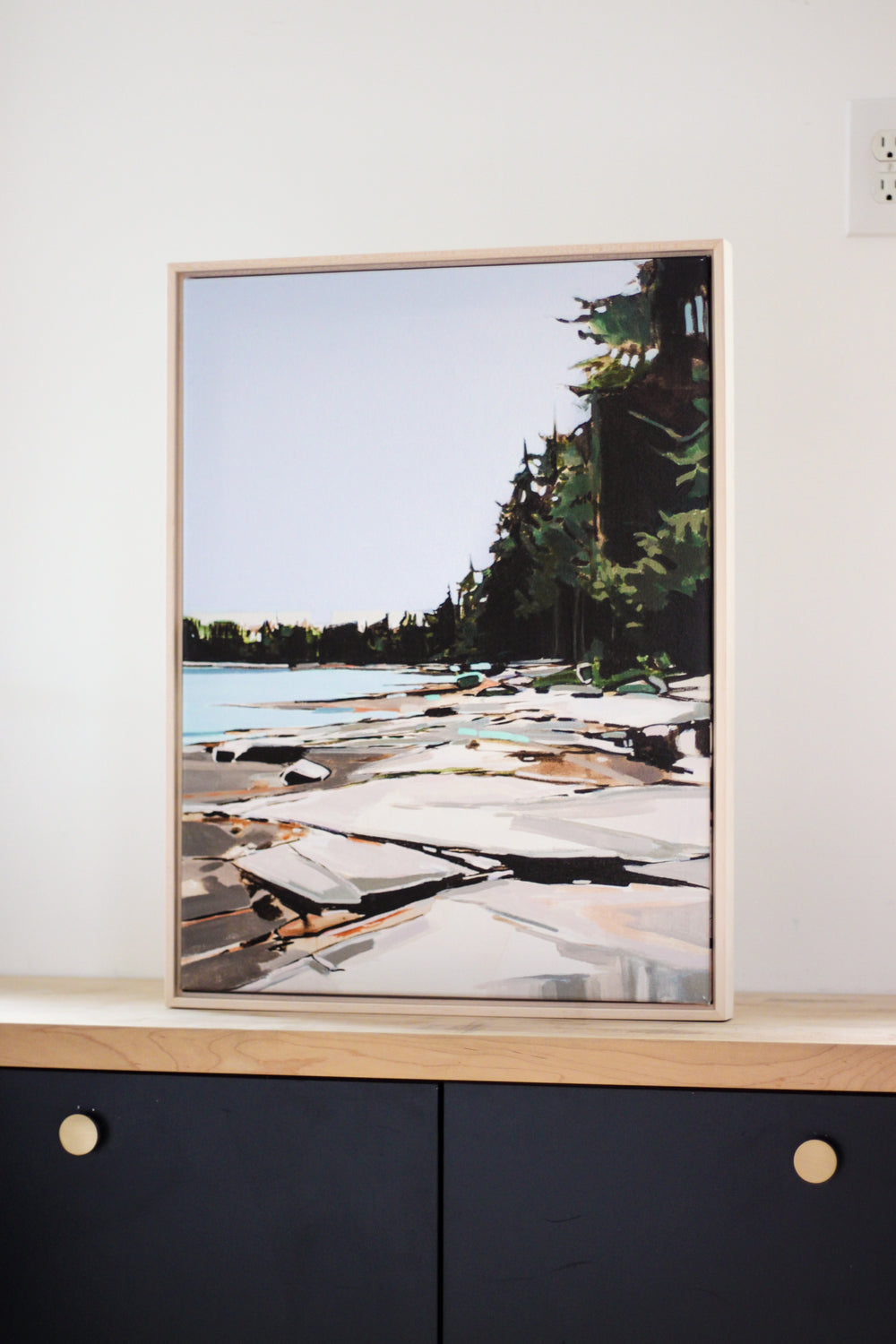 Fernald Cove Periwinkle | Stretched Print on Canvas