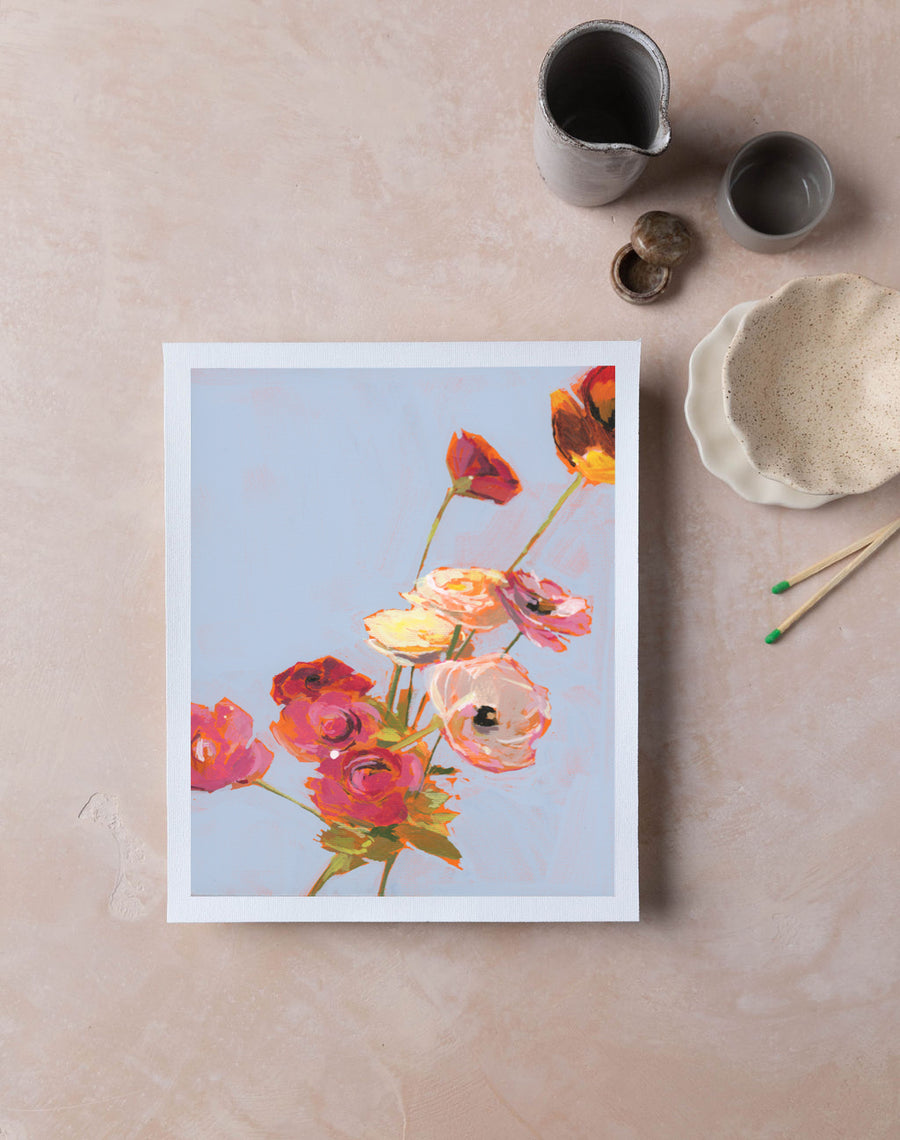 Loose Poppies | Print on Canvas