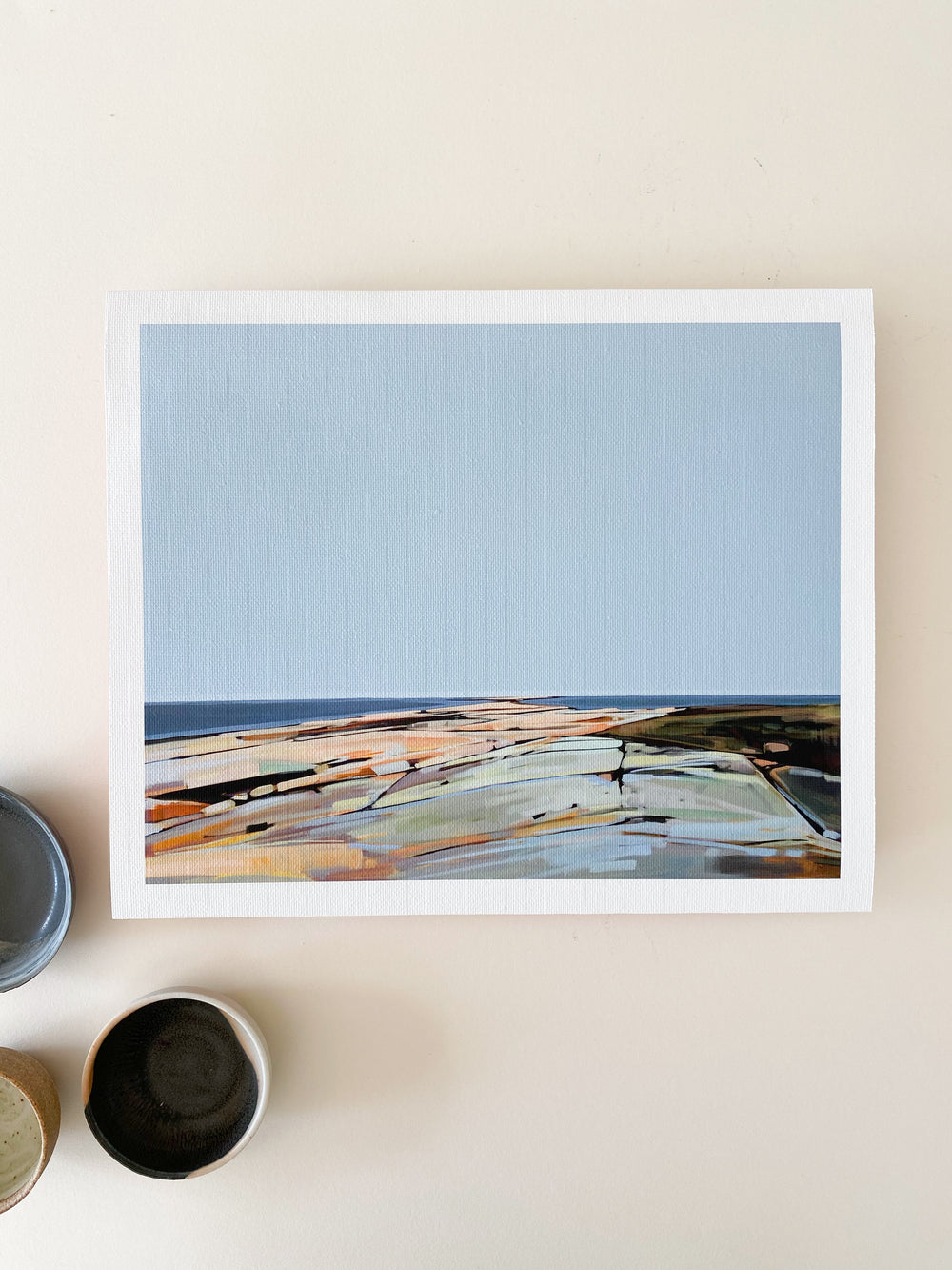 Baker Island Blue | Print on Canvas