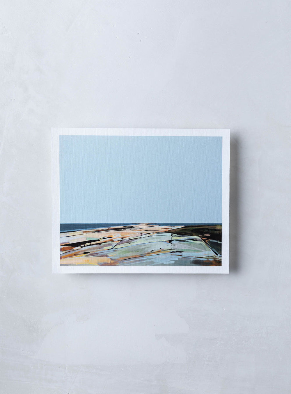 Baker Island Blue | Print on Canvas